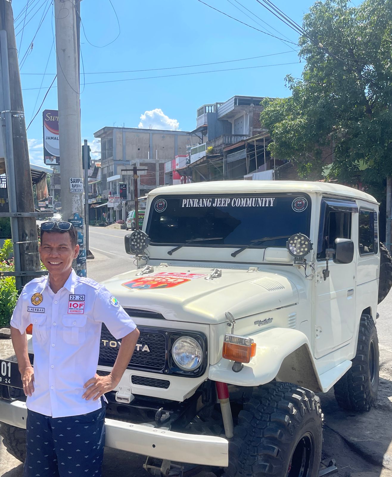 Ketua Pengcab IOF Pinrang H.Herman Halim, Permantap Survey Jalur ...